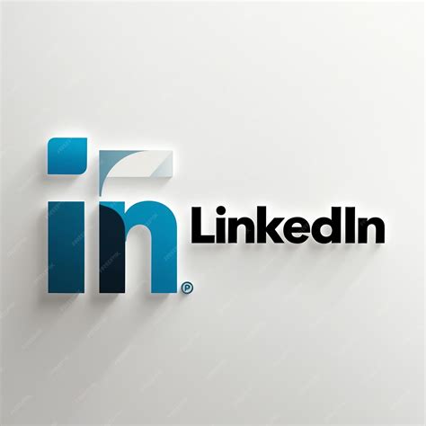 Professional Linkedin Logo For Social Media Branding Premium Ai