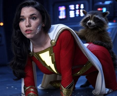Rocket Take Mary Marvel By Behind 2 By Arthurjoh On Deviantart