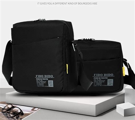 Fido Dido Sling Bag Man Men Original Beg Lelaki Elated Waterproof Crossbody Shoulder Messenger