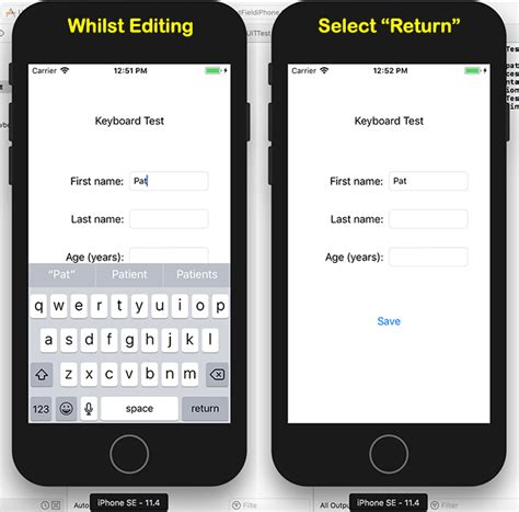 how to hide the keyboard on return for swift xcode apps pat howe s blog