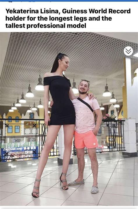 Worlds Tallest Model Ekaterina Lisina Worldstallestmodels
