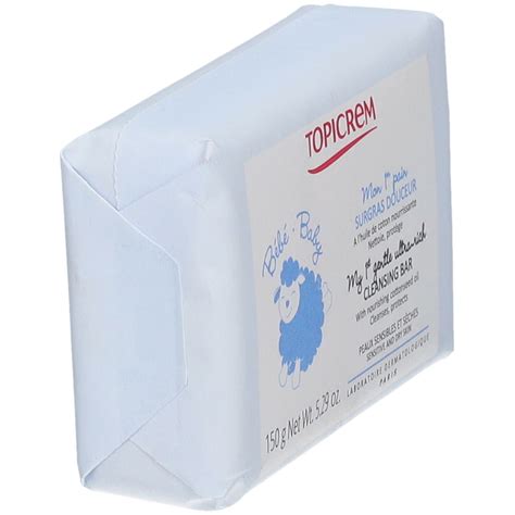 Topicrem Baby Mijn Eerste Wastablet Overvet 150 g - Farmaline