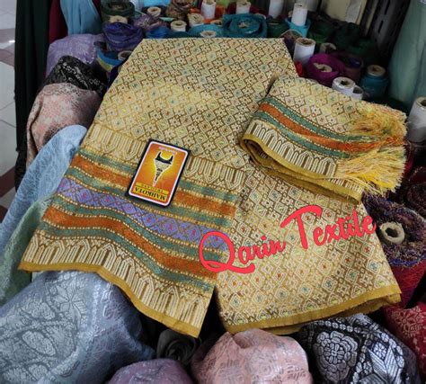 Set Kain Songket Selendang Thailand Kain Rok Kebaya Songket