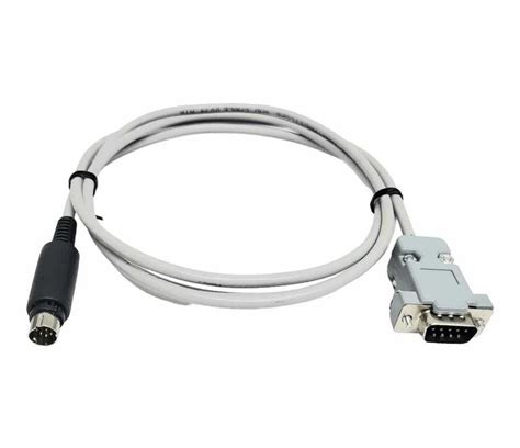 Gray Pvc 1 5 Meters Rs232 Db9 Male To 8p Mini Din Male Plc Programming Cable Usb At ₹ 999 In Mumbai