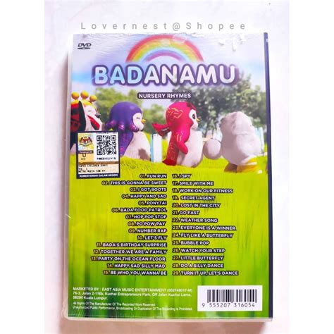 BADANAMU Series DVD - Cute Attack! - Nursery Rhymes - Cadets Keeping The World Safe - Learn n ...