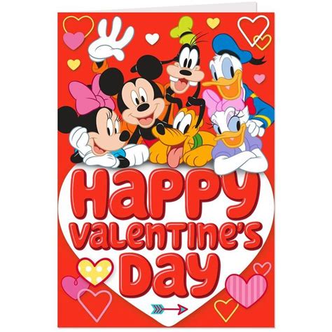 Mickey Mouse Valentines Day Card American Greetings Disney Valentines