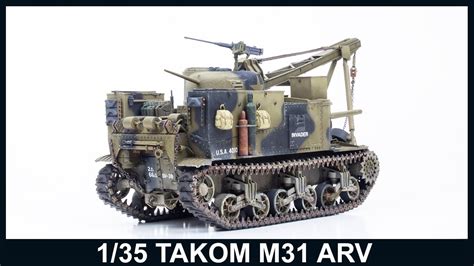 1 35 Takom M31 Armoured Recovery Vehicle With 3d Designed And Printed Parts Youtube