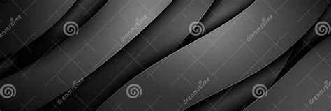 Black Wave Pattern With Sleek Curved Lines Creating A Modern And