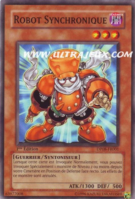 Carte Yu Gi Oh Robot Synchronique [dp08 Fr001]