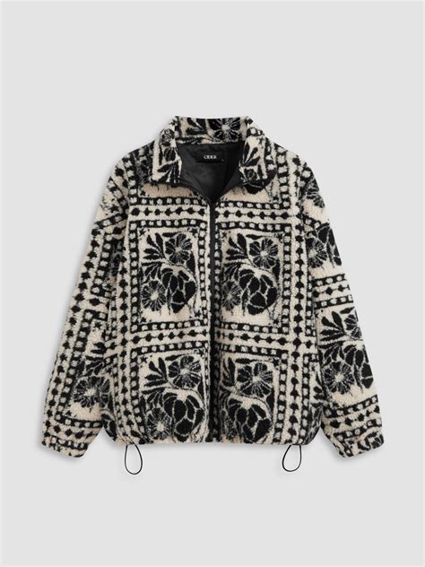 Countryside Core Fleece Printed Fleece Zip Front Jacket For School