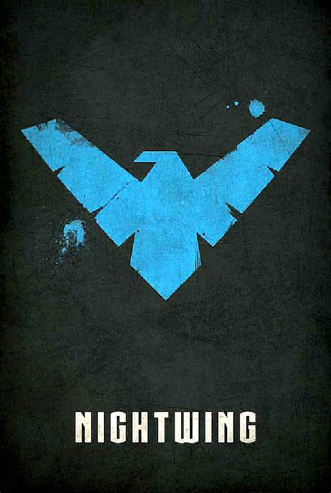 Nightwing Logo Desktop Wallpaper