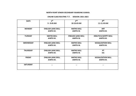 210403204808 53 Class Routine Updated