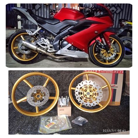 Jual Velg R15v3 V4 Mt15 Xsr Model Rcb Vrossi Shopee Indonesia