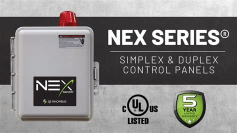 The Nex Series® Simplex And Duplex Pump Control Panels Feature Compact Designs That Are Ideal