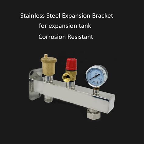304 Stainless Steel Expansion Tank 5l8l24 Fixed Installation Bracket Integrated Design Of Water