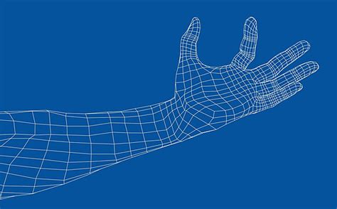 Vector Illustration Of A Hand Grasping A Small Or Slim Object Vector