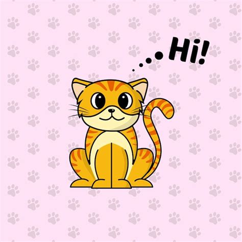 Premium Vector Cute Cat Walking