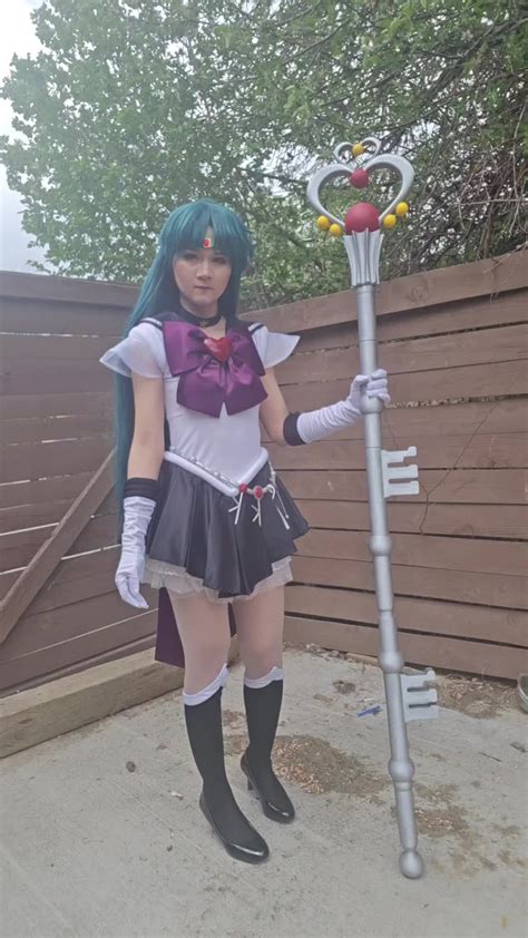 Sailor Pluto Cosplay On Moonie Monday Tiktok