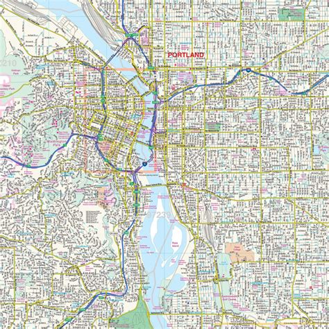 Portland Maps Free Printable Maps Printable Map Of Colorado Springs