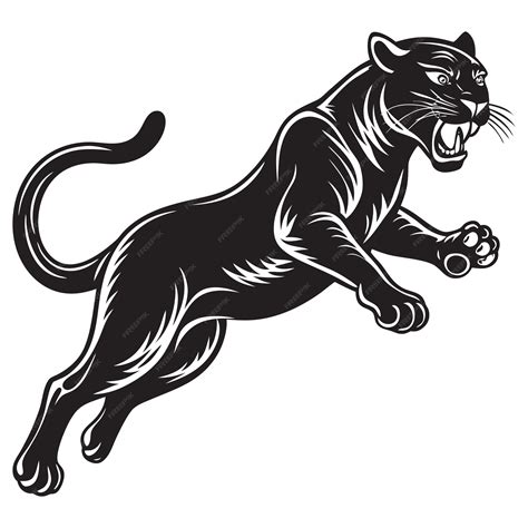 Black Phanter Logo Design Stock Vector Phanter Logo Vector Premium Ai Generated Vector