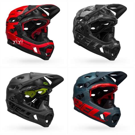 Bell Super Dh Mips Full Face Mtb Helmet Downhill Bicycle Shopee Malaysia