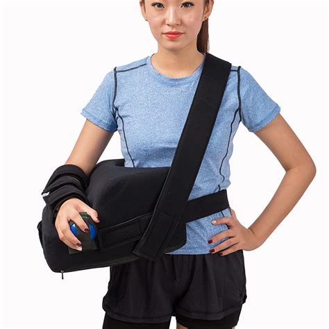 How To Put On Shoulder Sling With Pillow At Linda Aucoin Blog