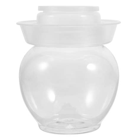 Worgeous Pet Pickle Keeper Jars With Water Seal Lid Clear Fermentation