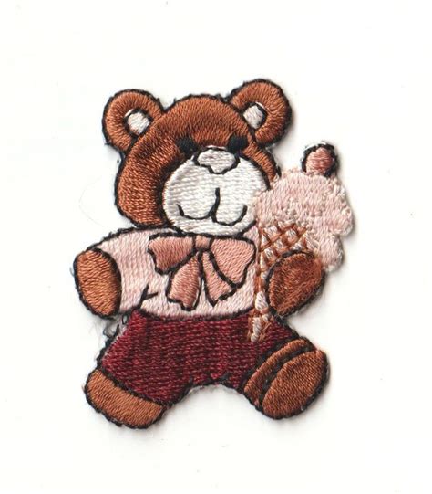 Aufnäher Patch Bär Mit Eiskrem Neu Und Originalverpackt In Kriens Für