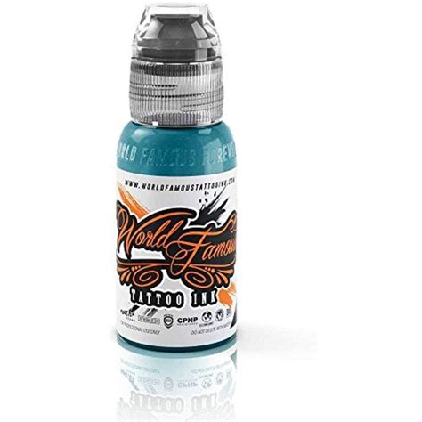 World Famous Turquoise Tattoo Ink Vegan And Professional Ink Made In