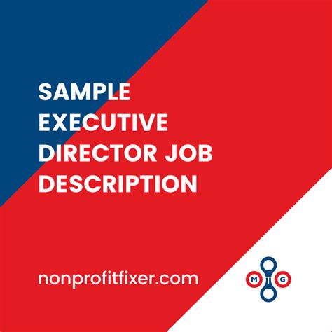 Nonprofit Job Description Template