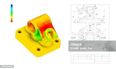 Ilustración De Análisis Fem El Método De Elementos Finitos Fem Es Un