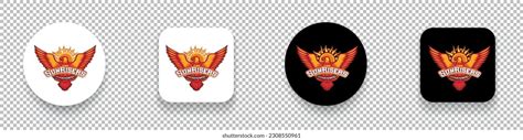Ipl Team Sunrisers Hyderabad Logo Vector Stock Vector Royalty Free