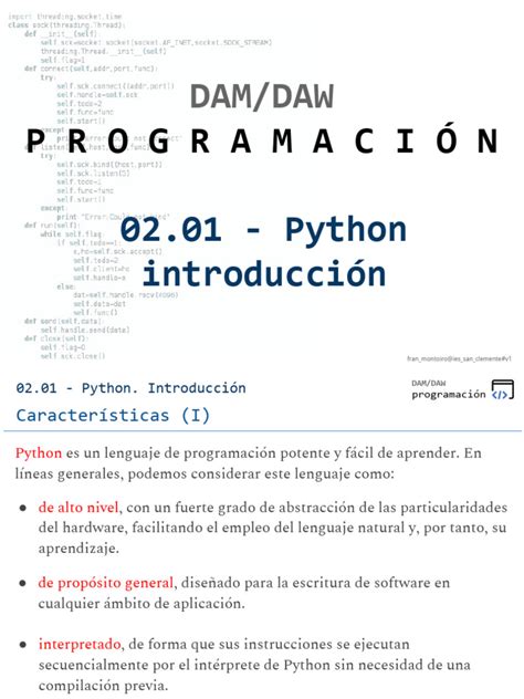 Diapos Python | PDF | Python (lenguaje de programación) | Cadena (informática)