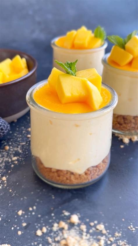 Mango Mousse Only 3 Ingredients Eggless No Machine Gelatin Free
