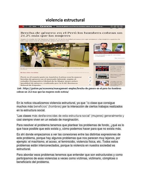 Violencia Estructural Pdf