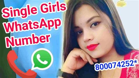 Single Girl Whatsapp Number List 100 Real Working Number