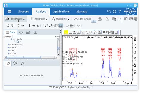 Publication Quality Pdfs Of Nmr Spectra With Topspin 3 5 And 3 6