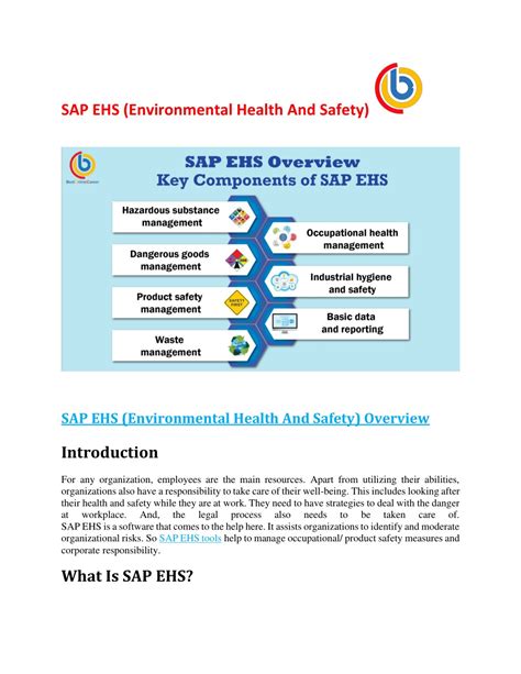 Ppt Sap Ehs Overview Pdf Sap Ehs Overview Sap Ehs Module Tutorial Pdf Powerpoint