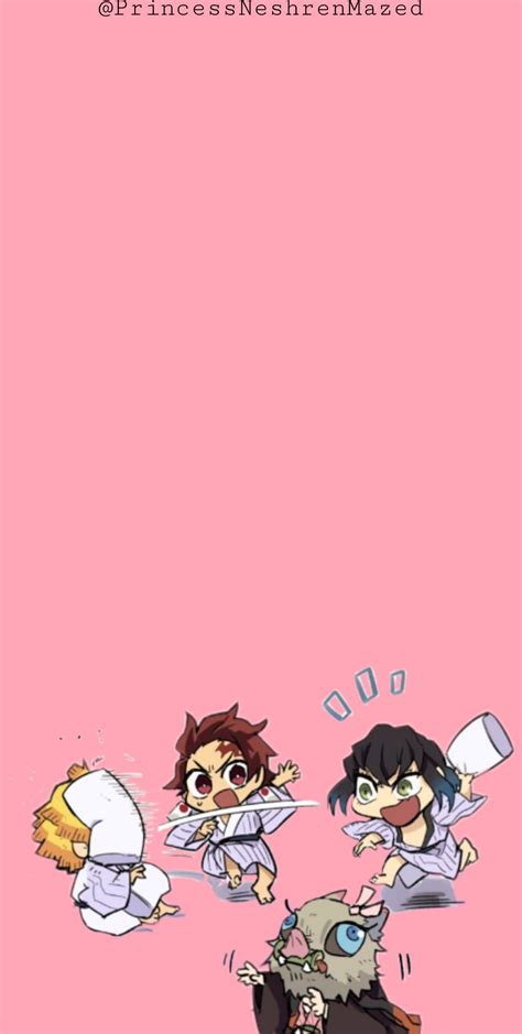 Kawaii Demon Slayer Wallpapers Wallpaper Cave