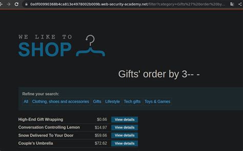 SQL Injection Portswigger MiguelRega Blog