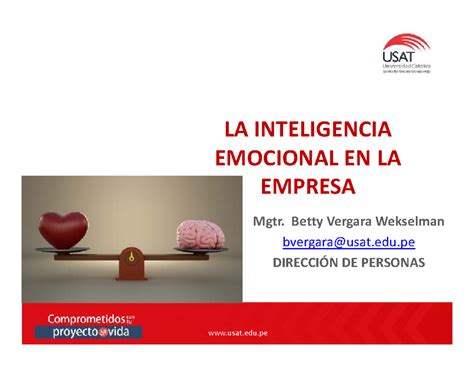 Tema 11 La Inteligencia Emocional En La Empresa La