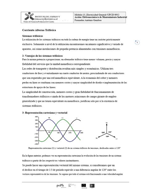 0932 Electricidad Generalcorriente Trifásica Pdf Energia Electrica