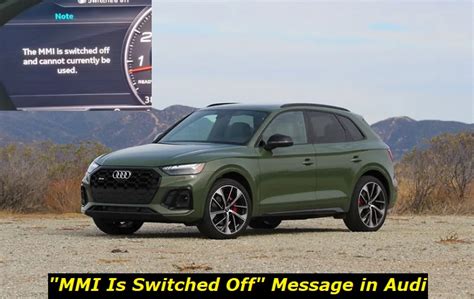 The Mmi Is Switched Off And Cannot Currently Be Used In Audi