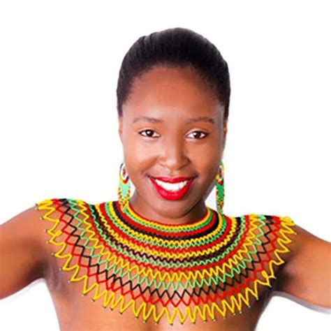 Traditional African Zulu Wedding Bib Necklace Beaded Oversized Necklace Statement Piece