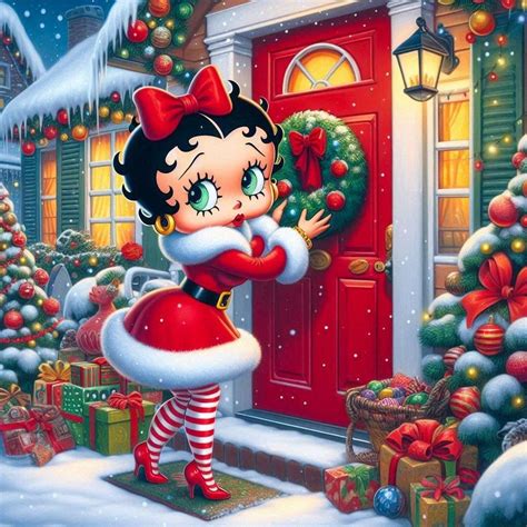 Christmas Betty Boop Online Puzzle