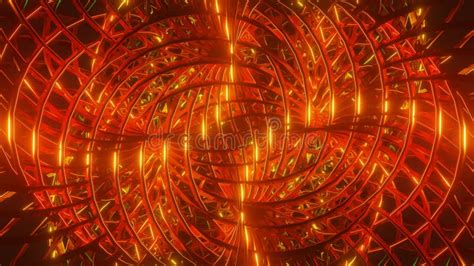 3d Milticolor Kaleidoscope Mandala Abstract Background Of Trippy Art