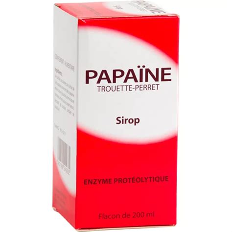 Papain Trouette Perret Syrup Bloating 200 Ml In Pharmacies