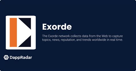 Exorde Project Overview Analytics And Data Dappradar