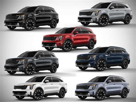 2024 Kia Sorento Sx Color Palette Find Your Perfect Shade Cars