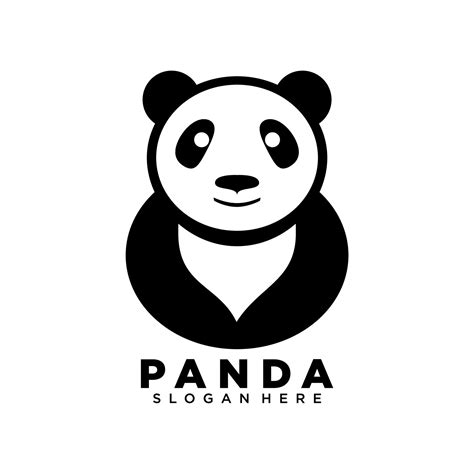 Logotipos De Pandas Logotipo Do Modelo Panda Vetor De Ilustração Gráfica De Panda 12119834